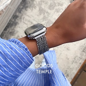 Gold Chain Apple Watch Strap Bracelet Apple Watch Band Luxury Apple ...