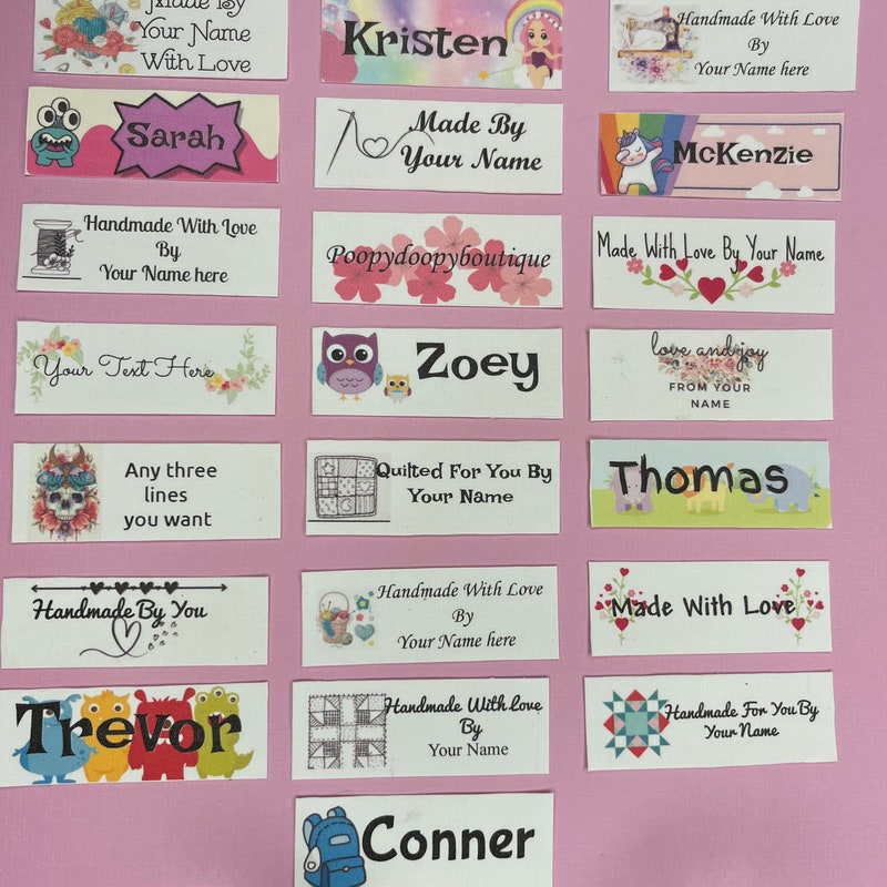 Labels for Handmade Items - Etsy