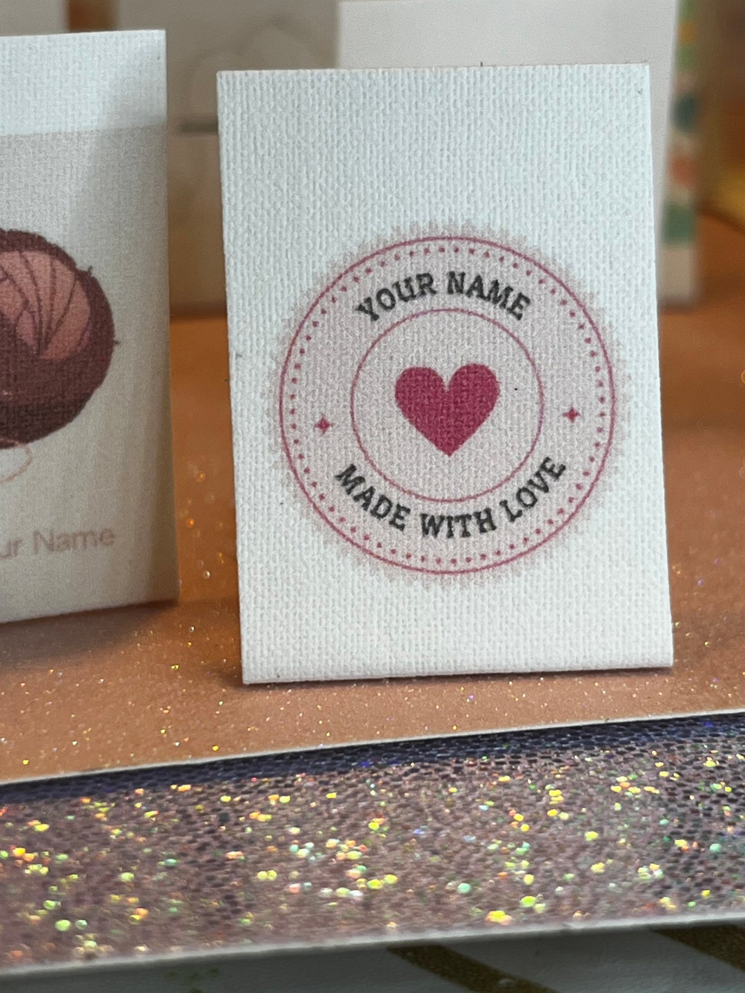 100%custom Sew on Labels,custom Fabric Labels for Handmade Items, Sew ...