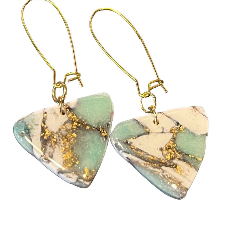 Marble Earrings - Etsy