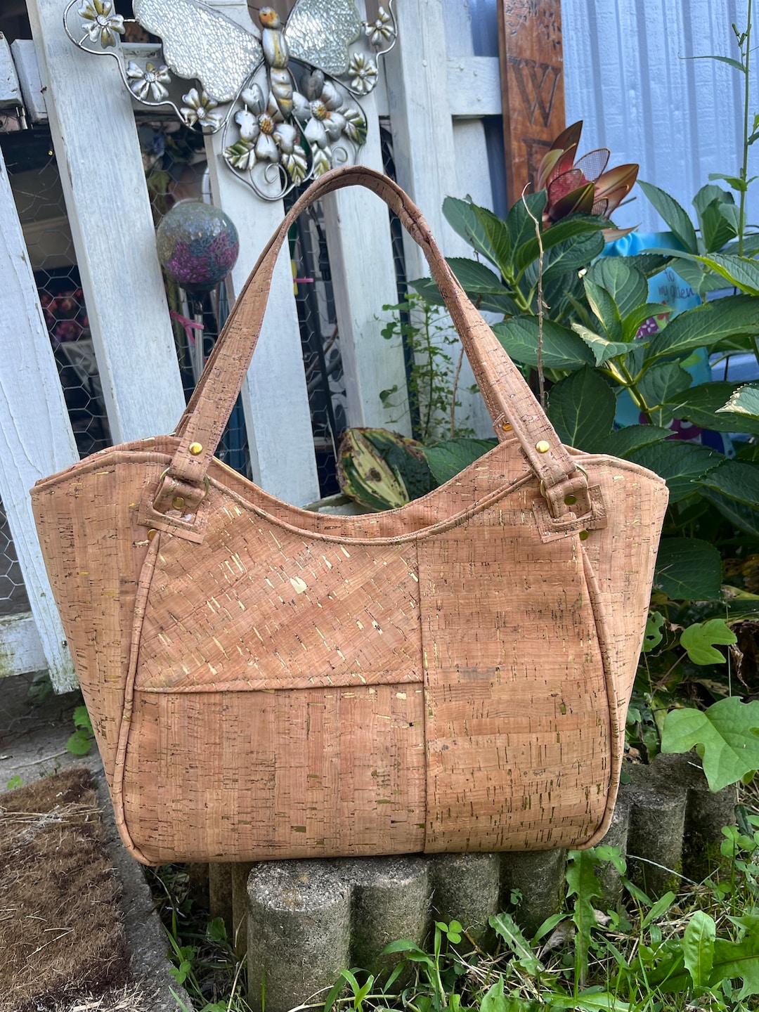 Cork Purse/cork Shoulder Bag/cork Handbag/cork/cork Leather/cork ...
