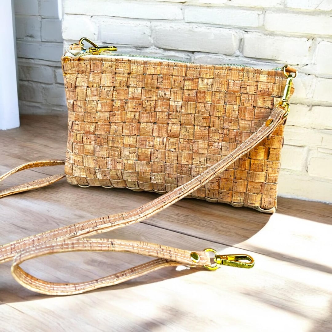 Crossbody Cork Bag/cork Clutch Purse/shoulder Bag/cork/cork Purse/cork ...