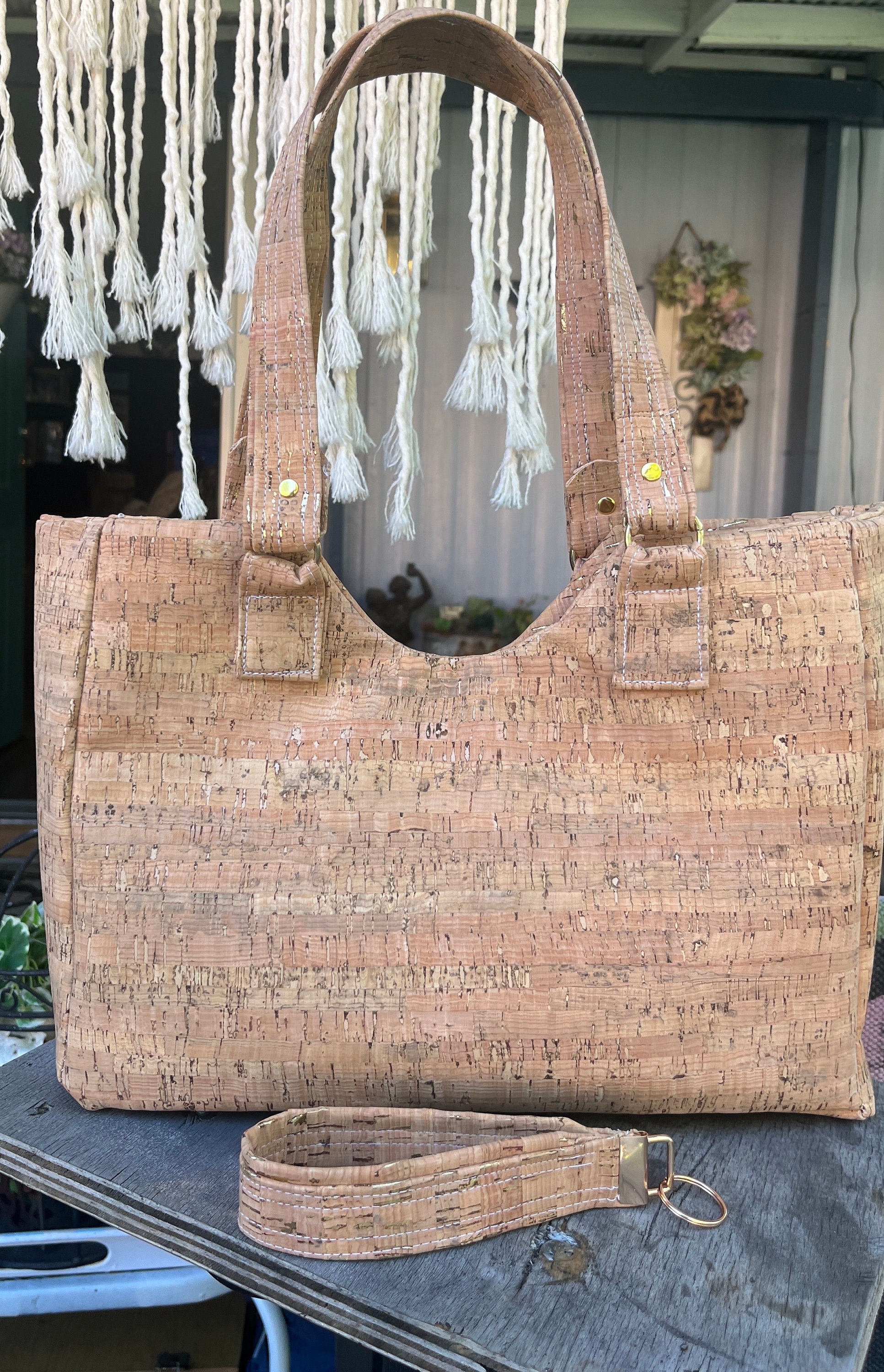 Beautiful Cork Purse/cork Shoulder Bag/handmade Cork - Etsy