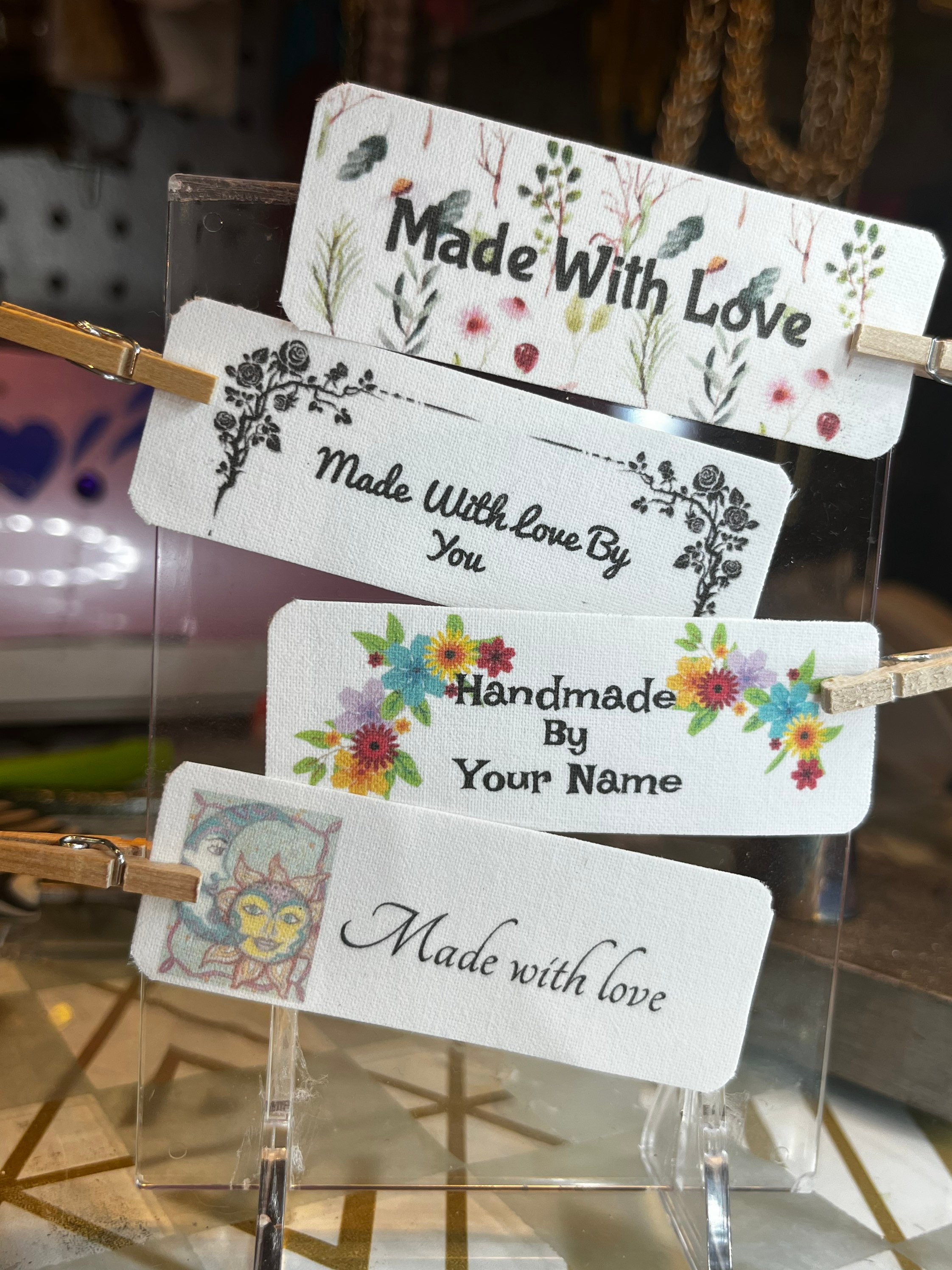 Custom Fabric Labels: Iron on or Sew On, Personalized Name Tags - Etsy