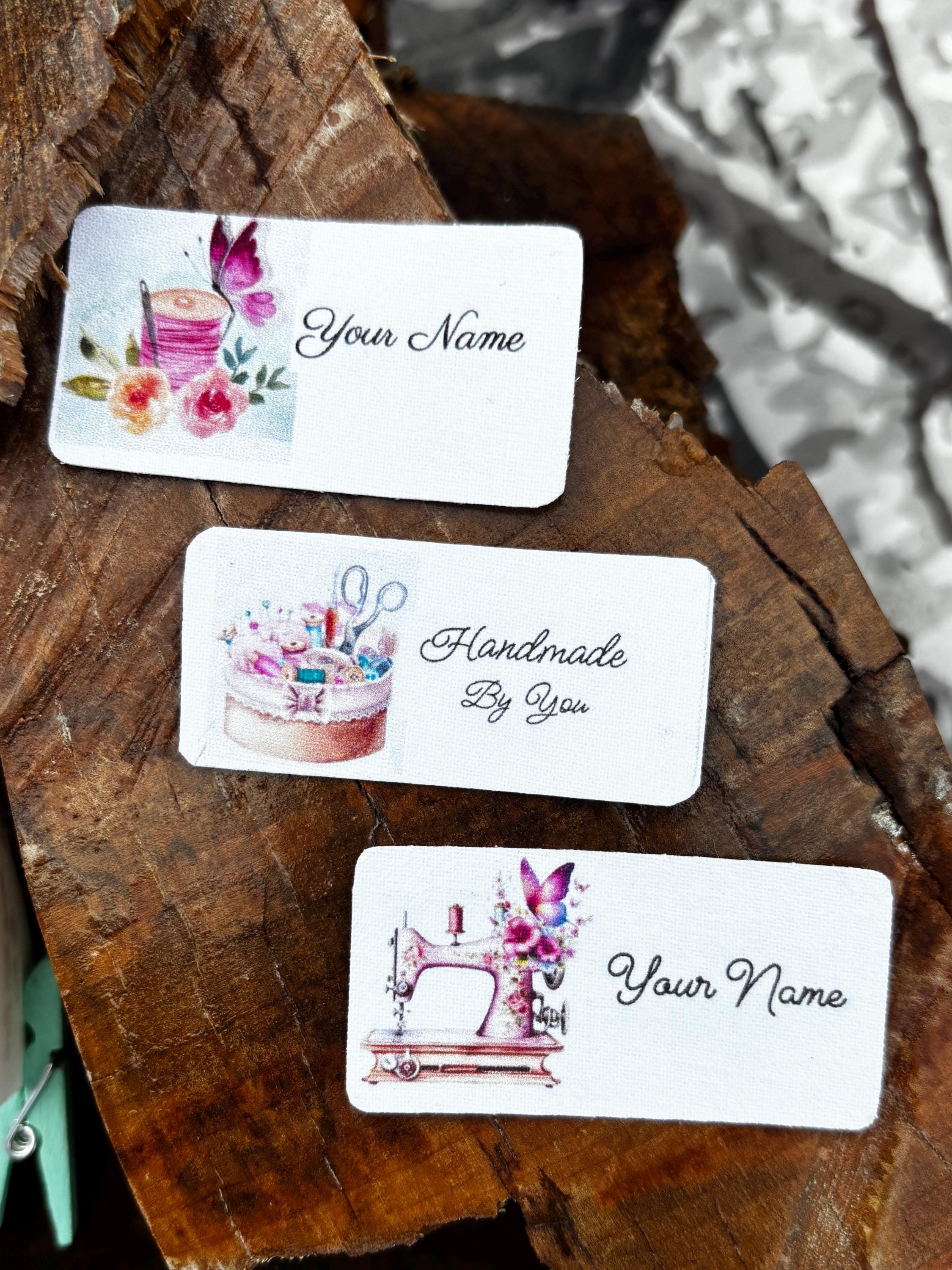 Custom Fabric Labels: Iron on or Sew On, Personalized Name Tags - Etsy