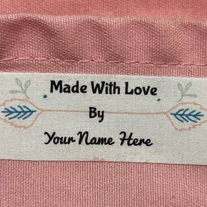 Custom Fabric Labels: Iron on or Sew On, Personalized Name Tags - Etsy