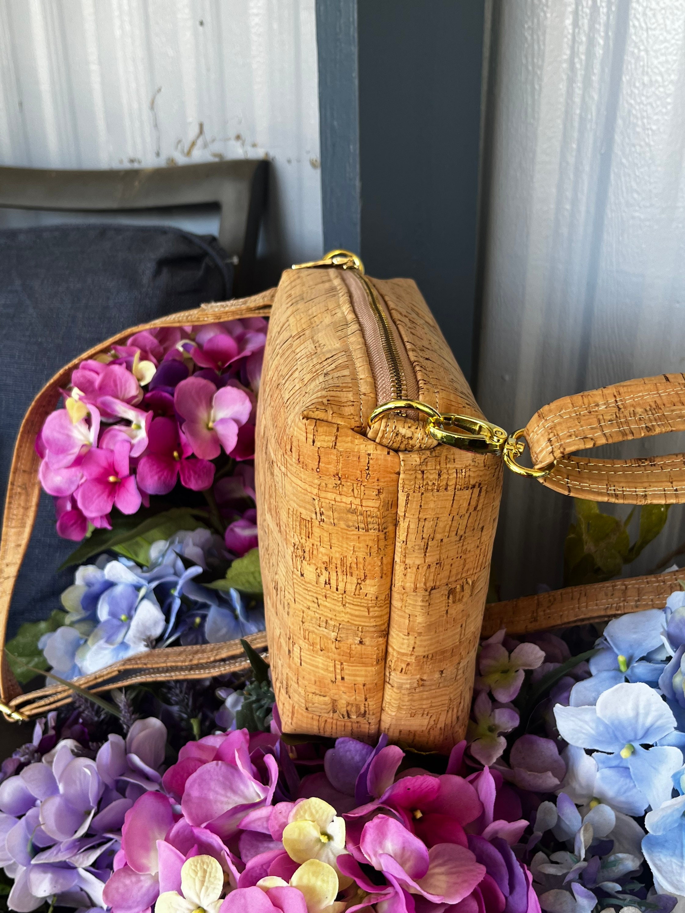 Cork Purse/crossbody Cork Bag/handmade Cork Shoulder Bag/cork - Etsy