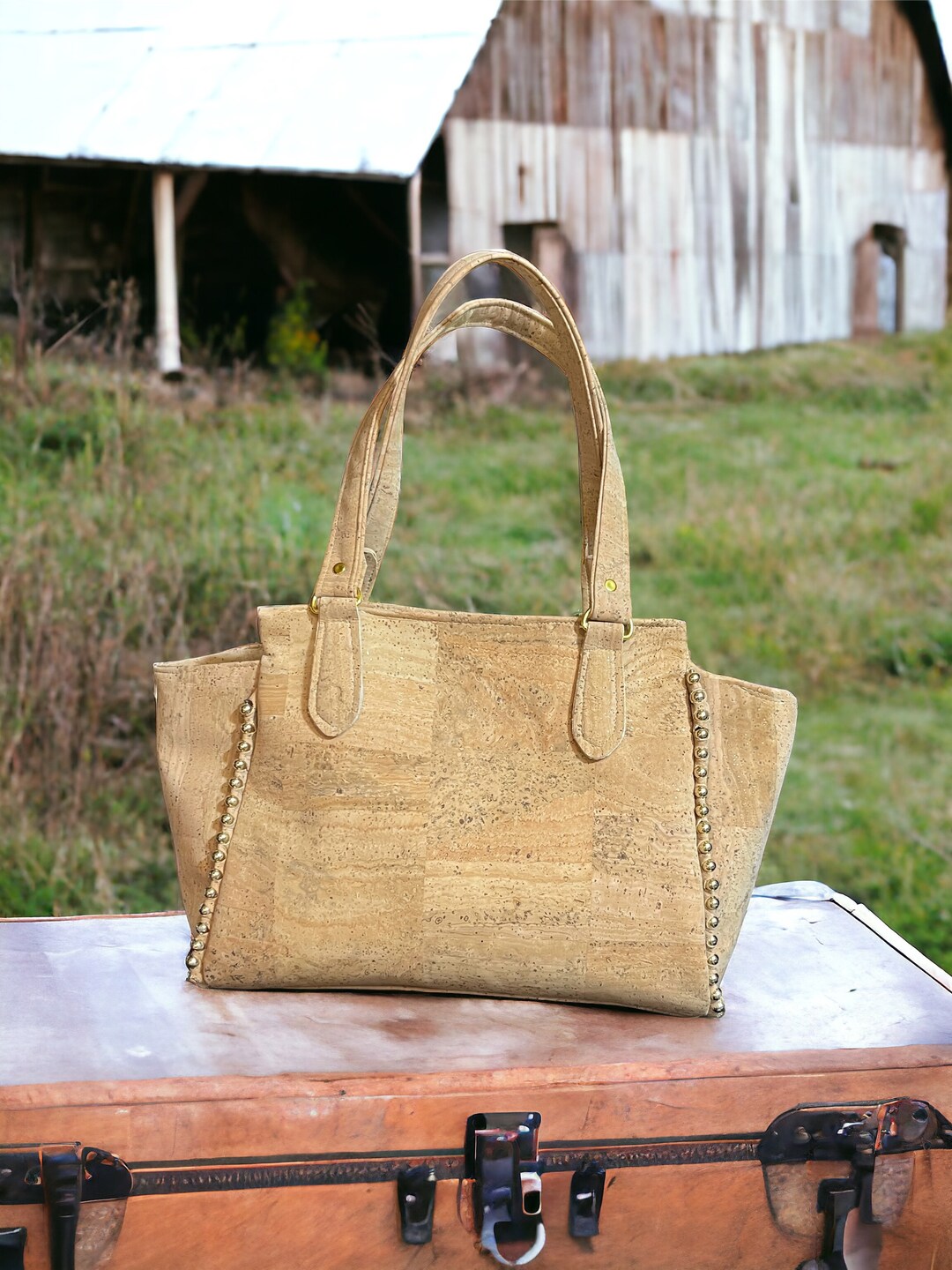Cork Purse/cork Shoulder Bag/cork Crossbody Bag/cork Handbag/cork/purse ...