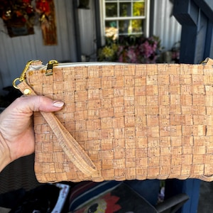 Crossbody Cork Bag/cork Clutch Purse/shoulder Bag/cork/cork Purse/cork ...