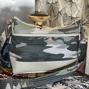 Leather Purse/camouflage Shoulder Bag/ Leather Camo Purse/handmade ...