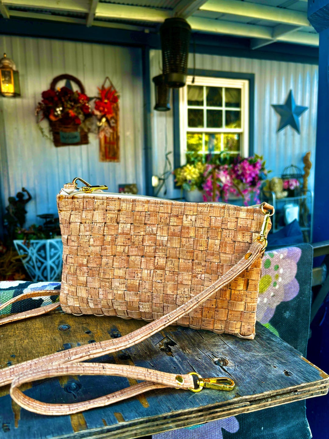 Crossbody Cork Bag/cork Clutch Purse/shoulder Bag/cork/cork Purse/cork ...