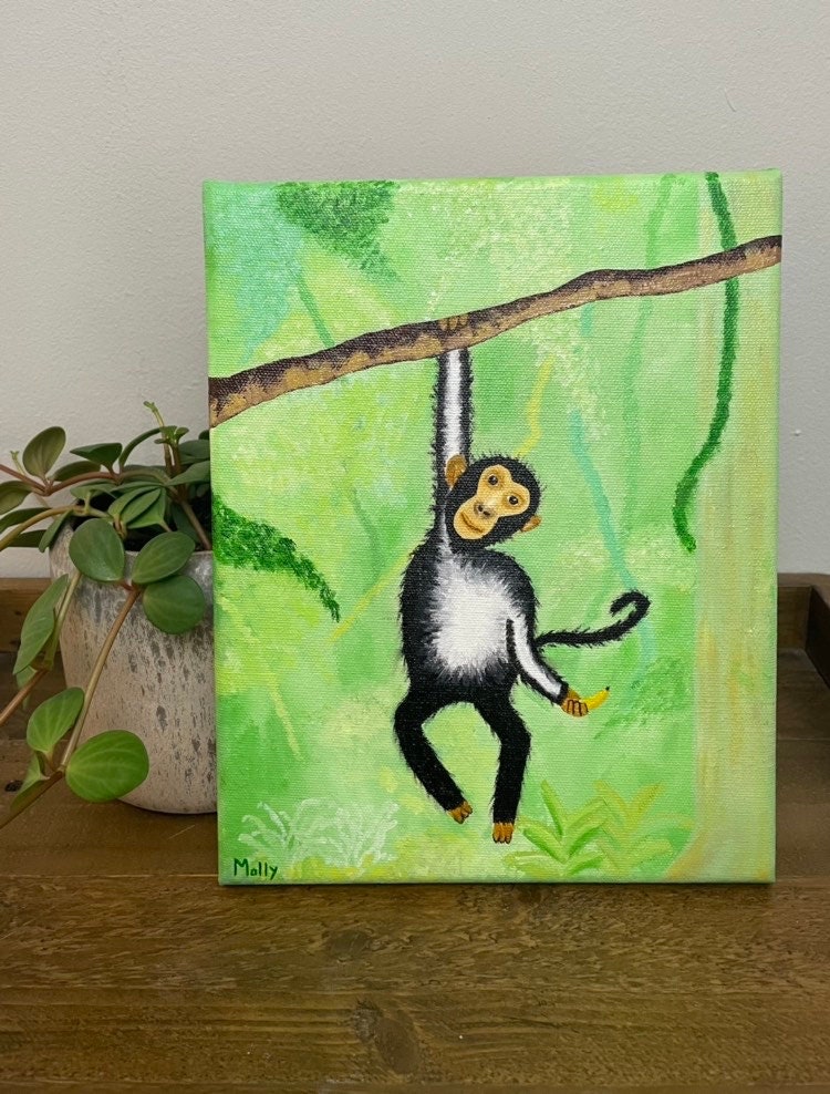 Marvin the Monkey Original - Etsy
