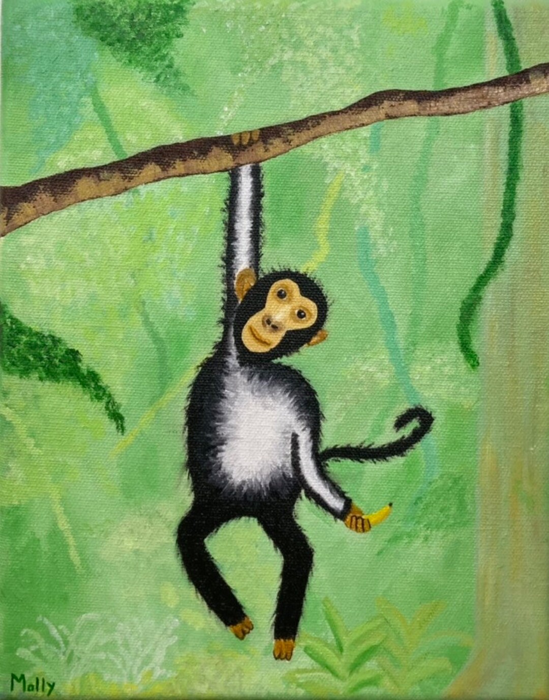 Marvin the Monkey Original - Etsy