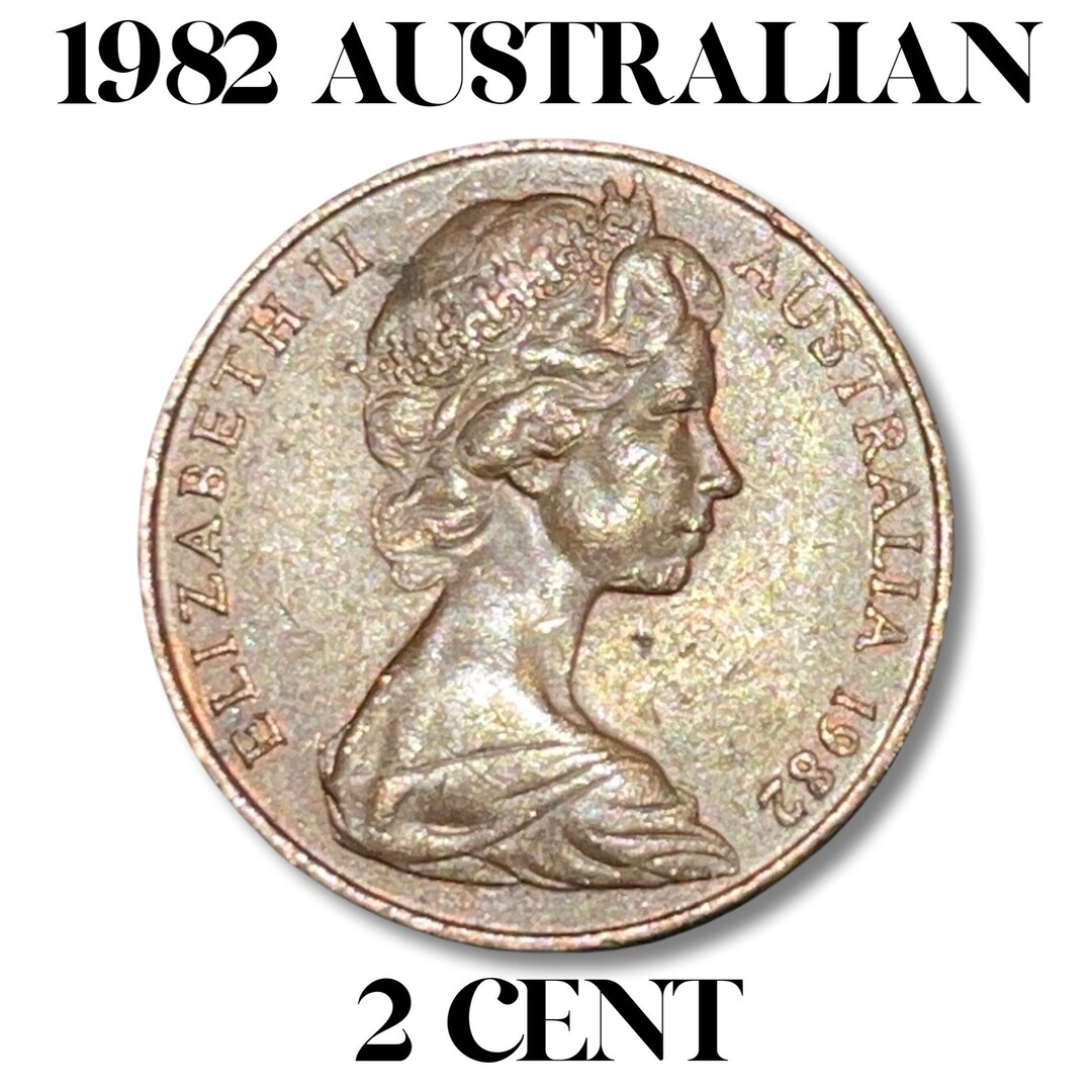 1982 AUSTRALIAN 2 Cent Coin - Etsy