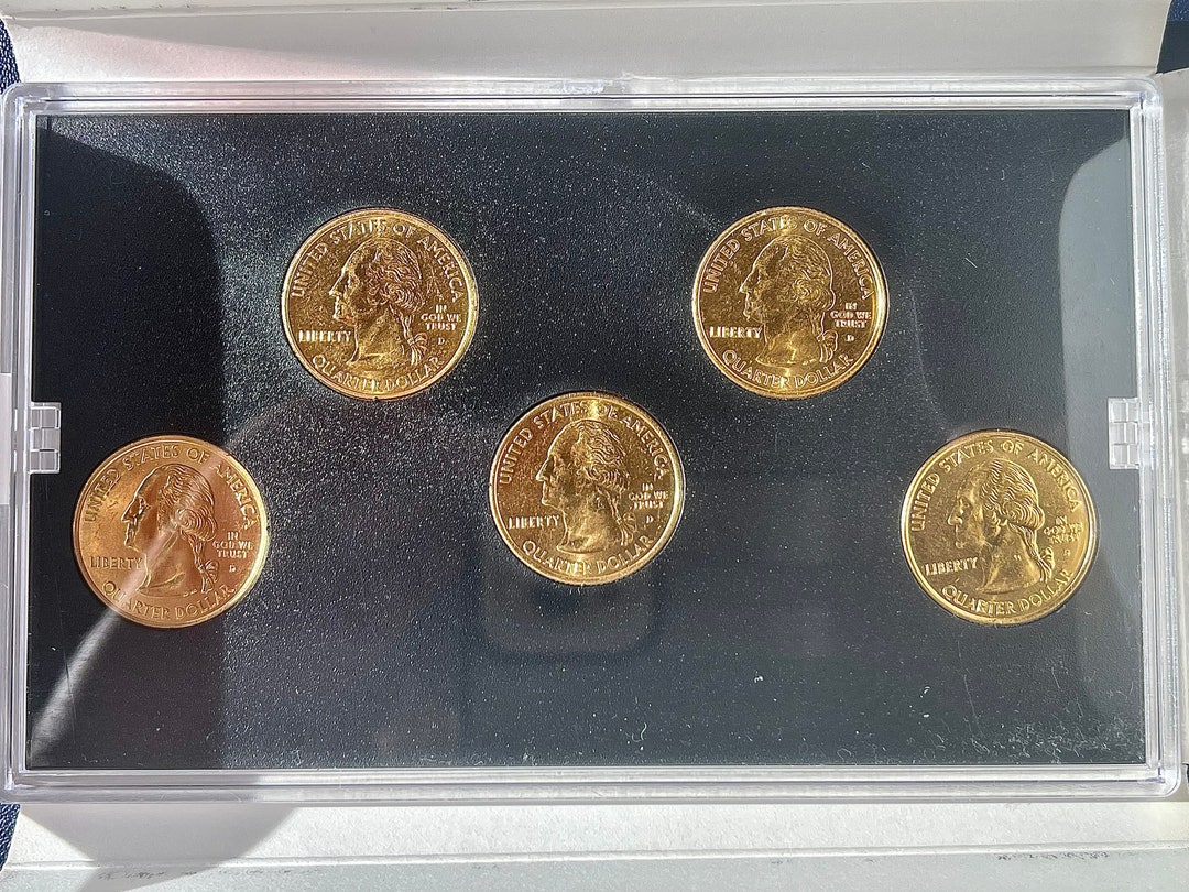 2004 GOLD QUARTER State Collection - Etsy