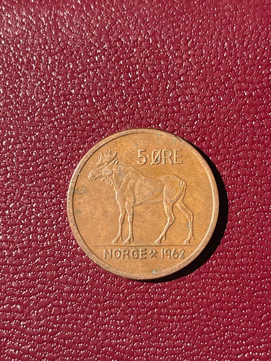 1962 Norwegian Coin With Pick and Hammer Mint Mark - Etsy