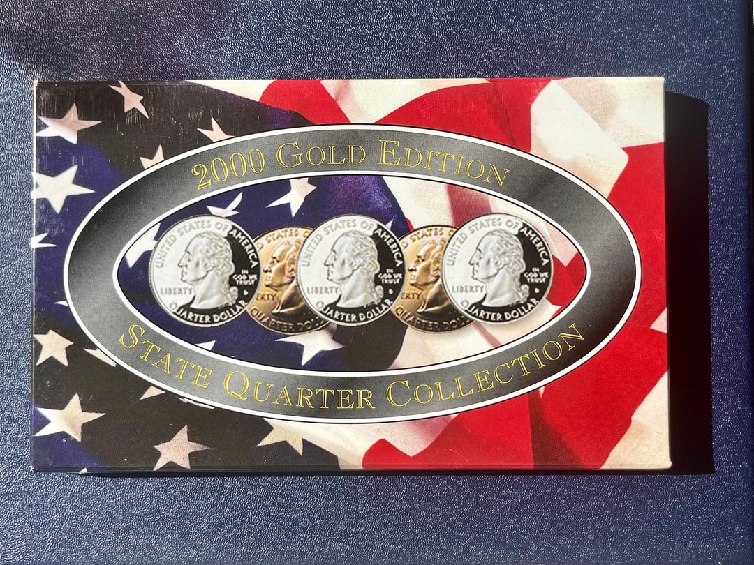 GOLD Quarter State Collection From 2000 - Etsy