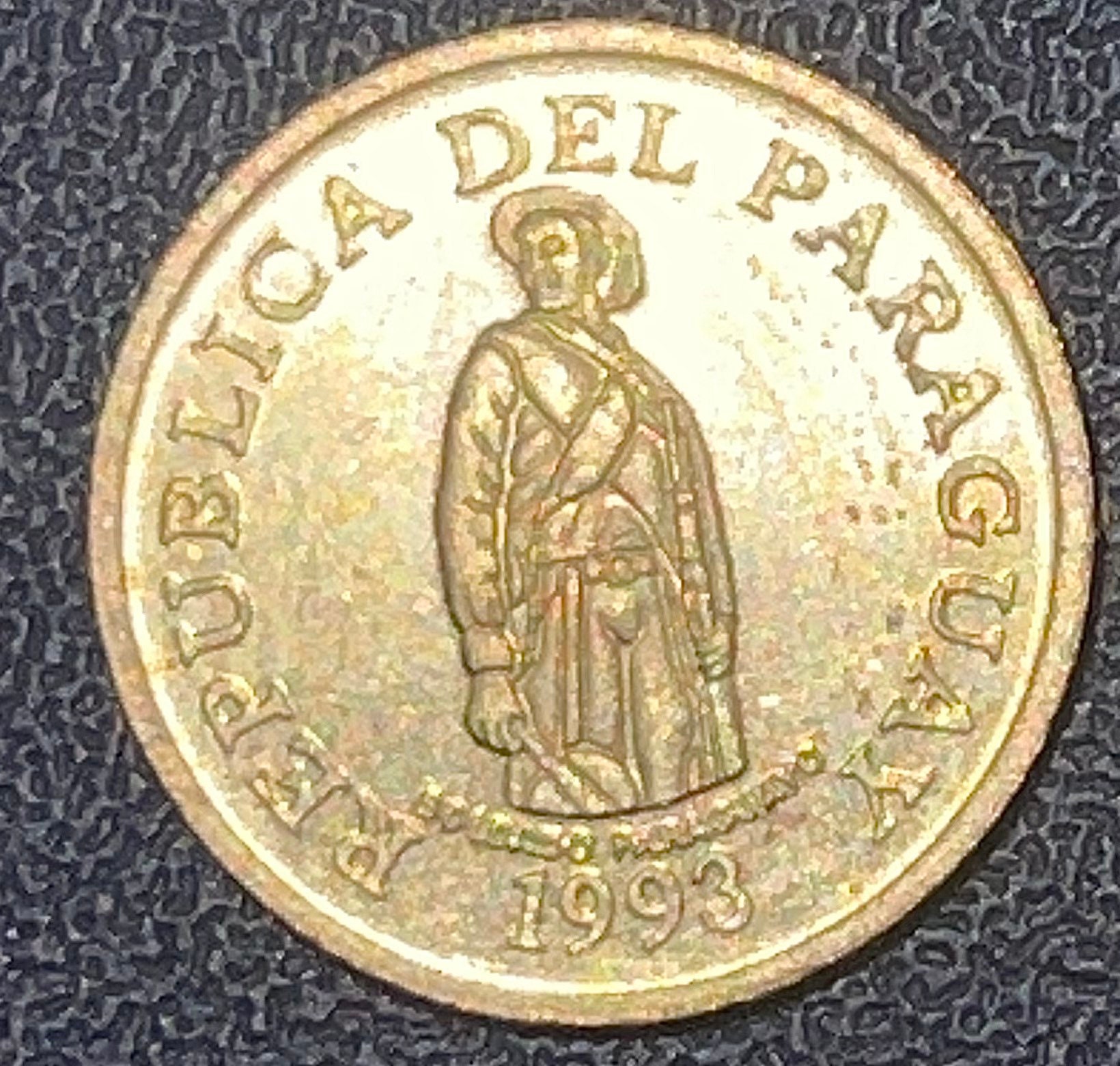 1993 Paraguay 1 Guarani Coin - Etsy