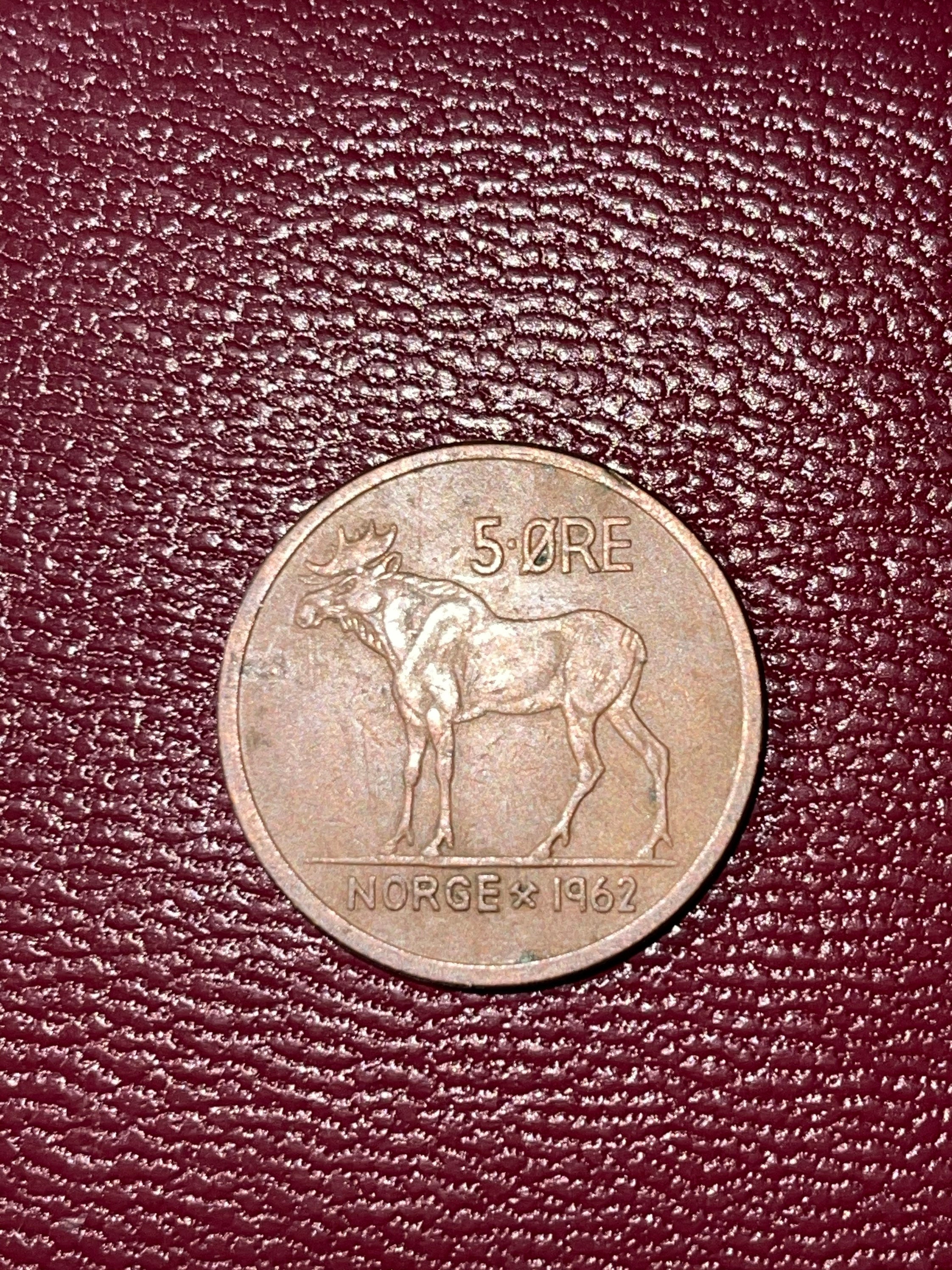 1962 Norwegian Coin With Pick and Hammer Mint Mark - Etsy