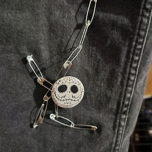 Customized/reworked Denim Punk Pants – With Hand-added Patches, Bleach ...