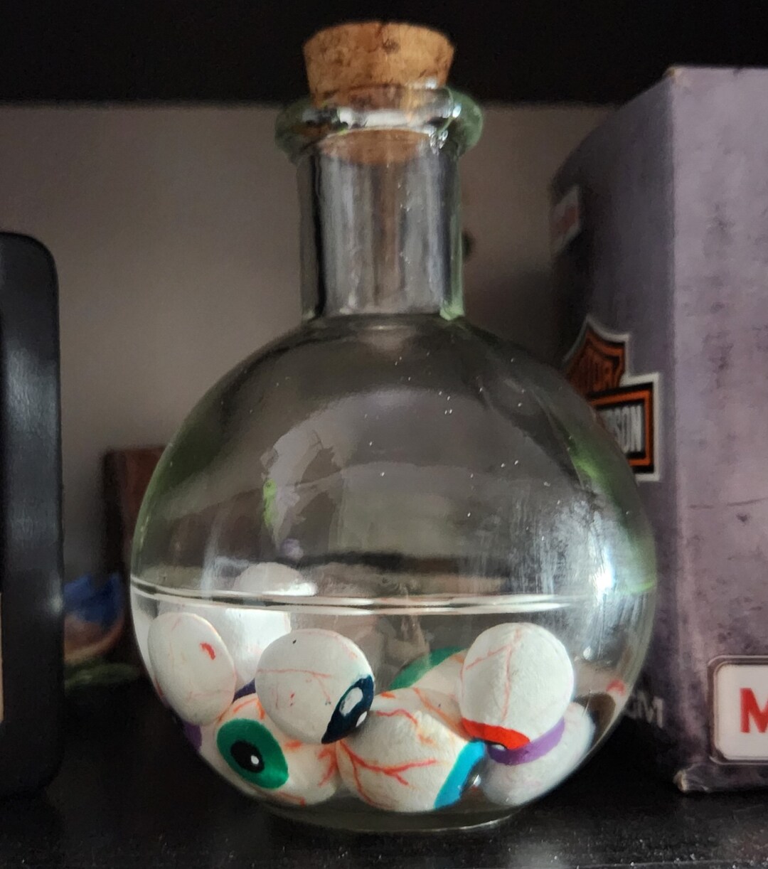 Specimen Jar of Clay Eyes in Liquid Decor - Etsy