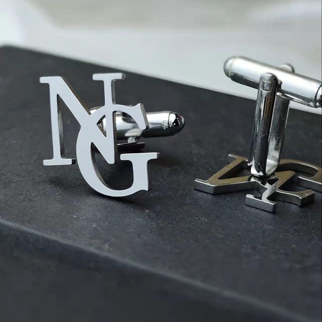 Personalized Handmade Cuff Links,initials Cuff Links, Custom Cuff Links ...