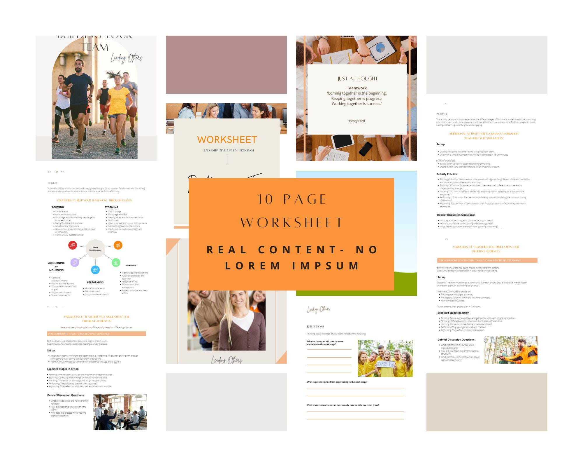 Building Your Team Worksheet | Leader Toolkit| Worksheet Vtemplate ...