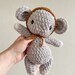 Nibbles the Mouse / LOW SEW Crochet Pattern / Crochet Mouse Pattern - Etsy