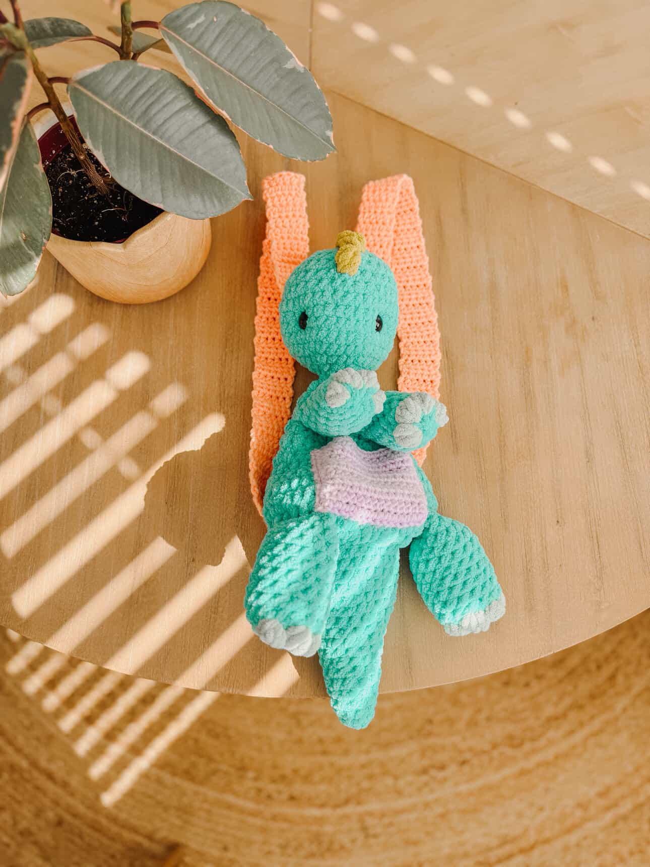 Plushie Backpack Crochet Pattern / Dino Crochet Pattern / Crochet ...