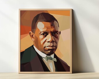 George Washington Carver Art Print, Black History Art Print, Famous ...