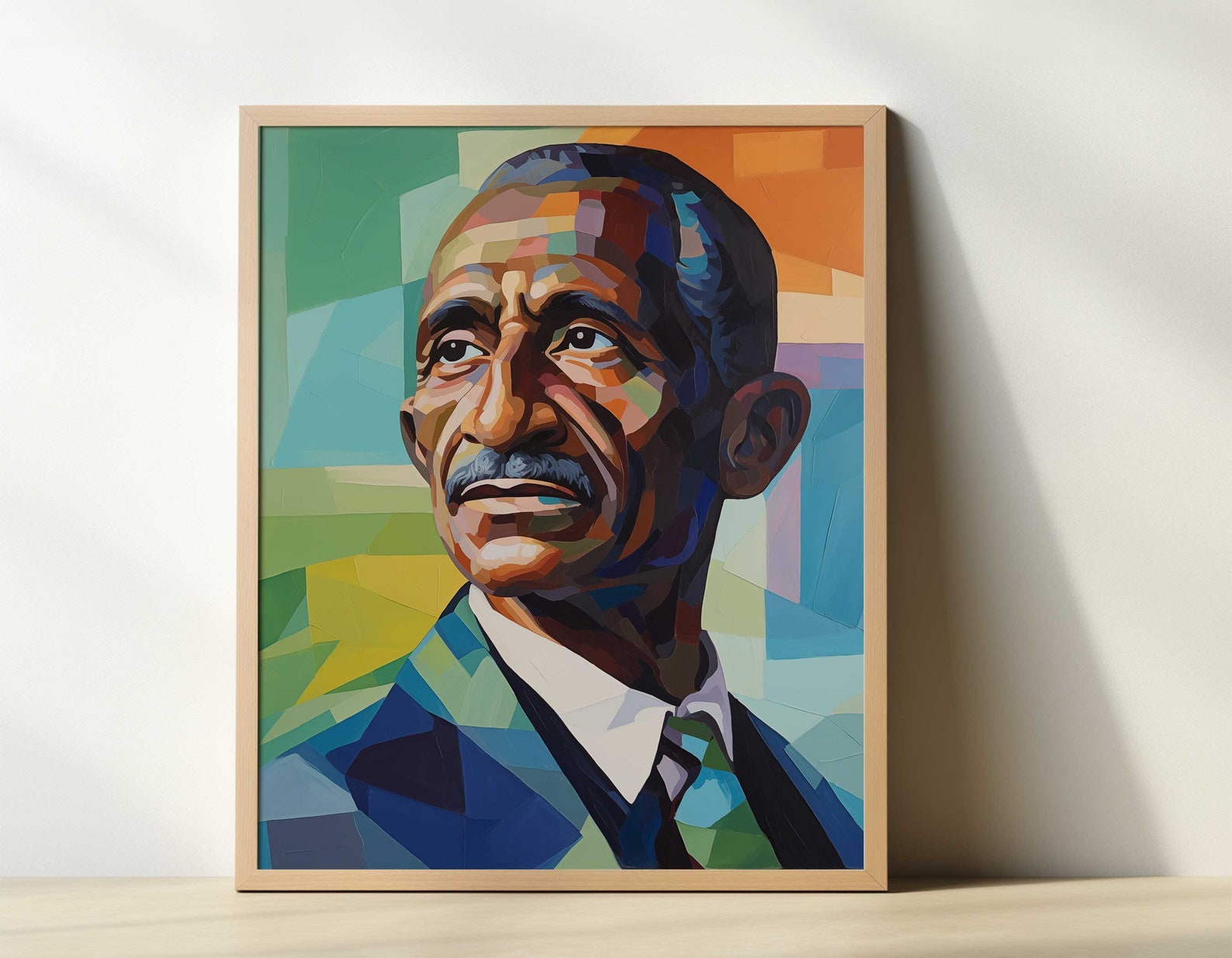 George Washington Carver Art Print, Black History Art Print, Famous ...