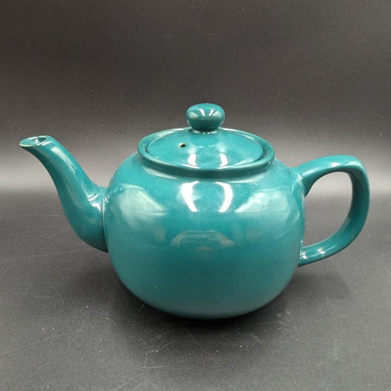 Green Teapot - Etsy