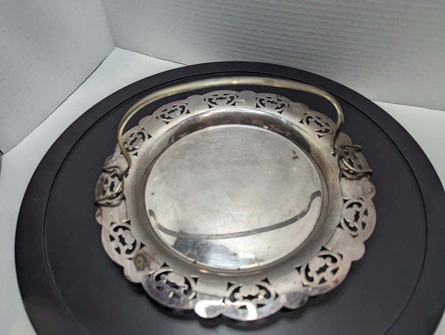 Vintage Carlton Silverplate Serving Dish With Handle - Etsy