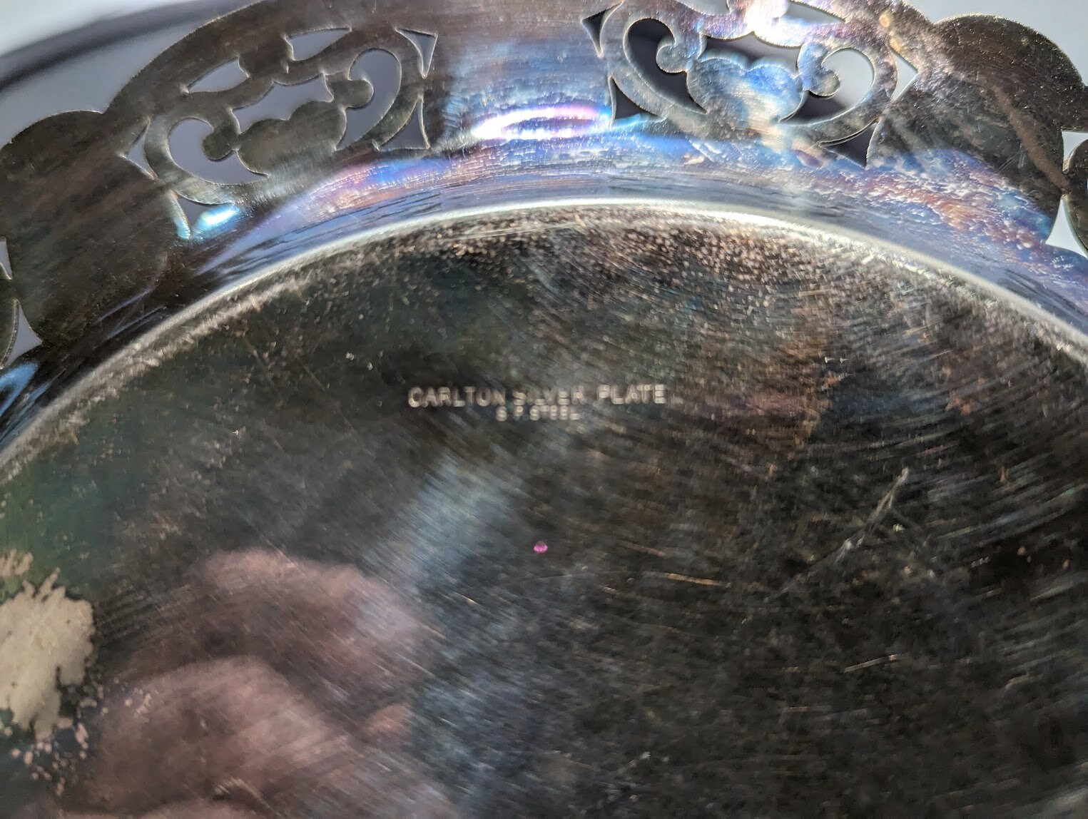 Vintage Carlton Silverplate Serving Dish With Handle - Etsy