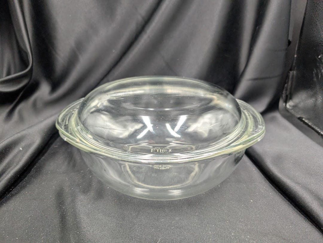 Vintage Pyrex 024 Clear Casserole Dish With 684-C Lid - Etsy