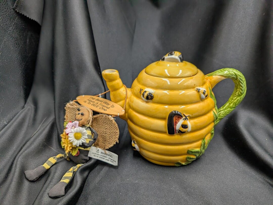 Honey Bee Hive Teapot - Etsy