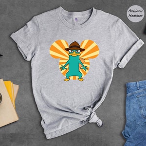 Perry the Platypus Shirt, Secret Agent Shirt, Cute Perry Shirt, Agent P ...
