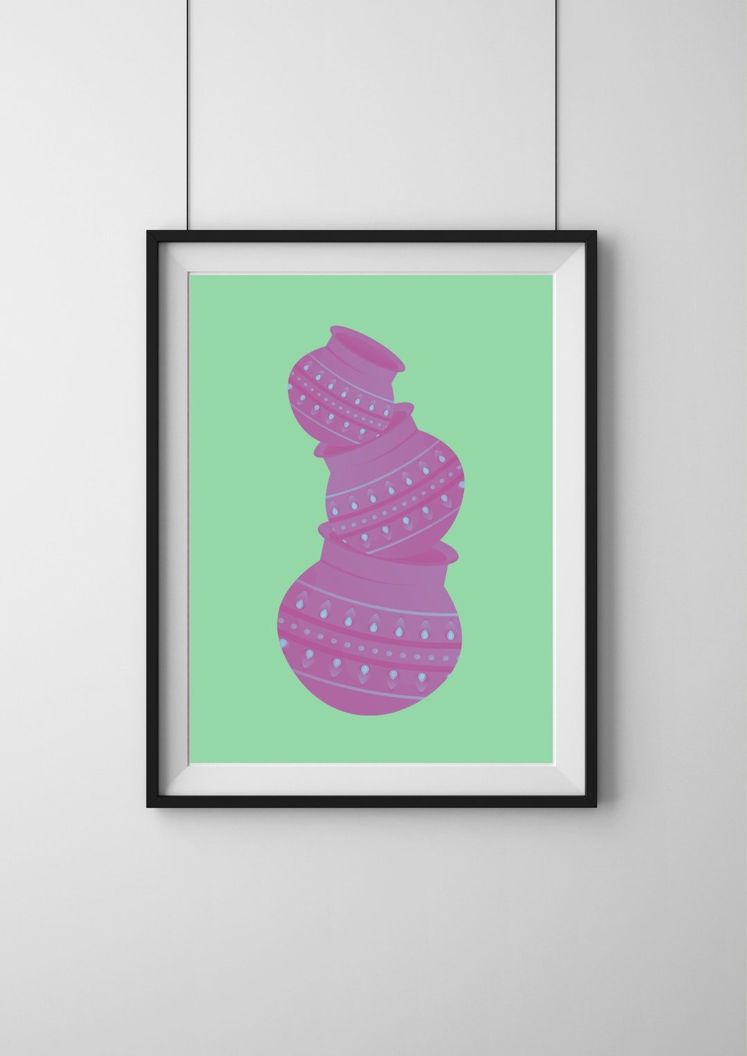 Clay Pot Pop Art Print - Printable Digital Download, Traditional Prints ...