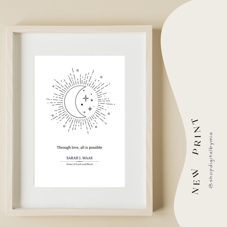 Minimalist Quote Posters - Sarah J Maas, ACOTAR, Throne of Glass ...