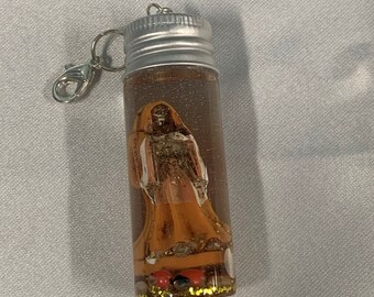 Santa Muerte Keychain - Etsy
