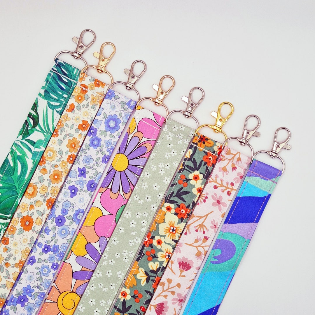 Fabric Lanyard With Breakaway Clasp | Lanyard for Work | Cotton Lanyard ...