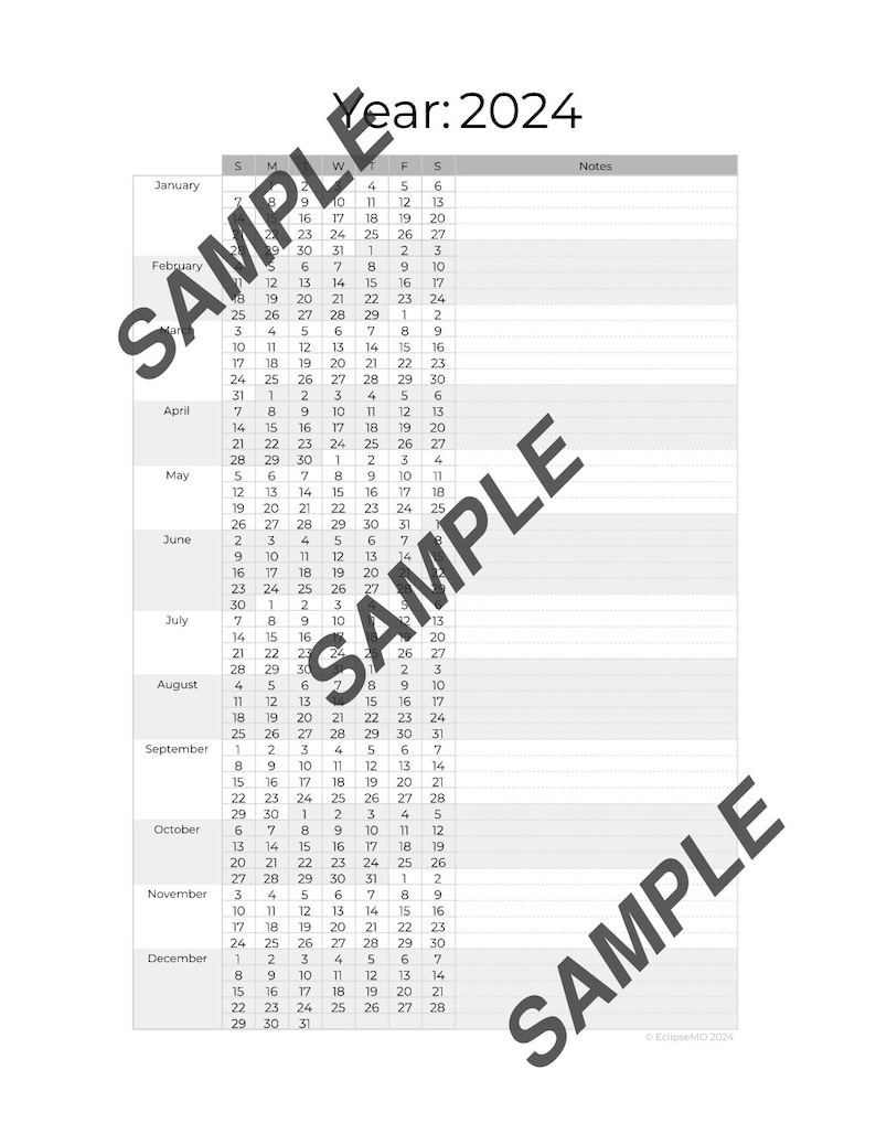 Minimalist Planner - Printable - Etsy