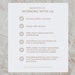 Wedding Program Template Order of Events Program Template - Etsy