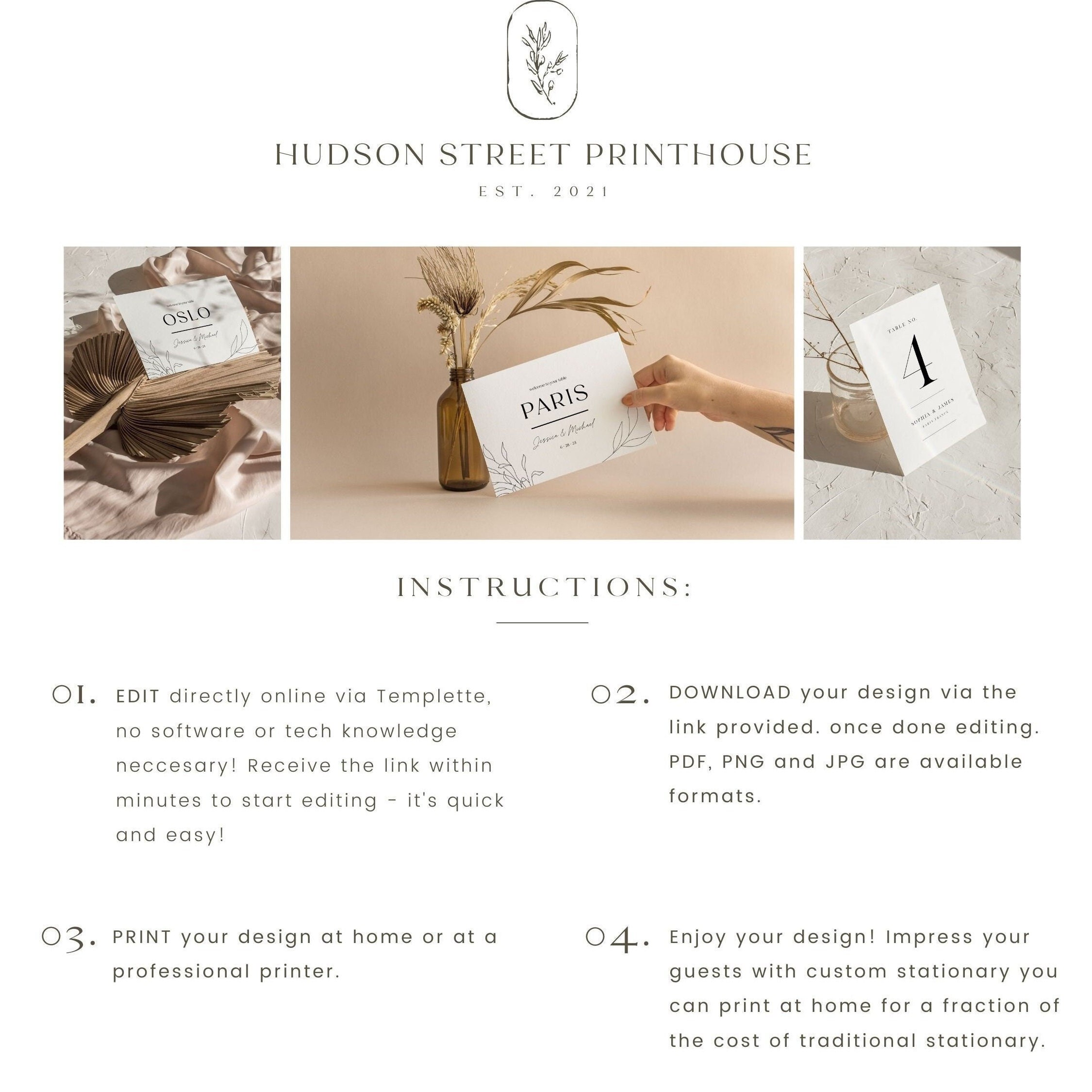 Wedding Program Template Order of Events Program Template - Etsy