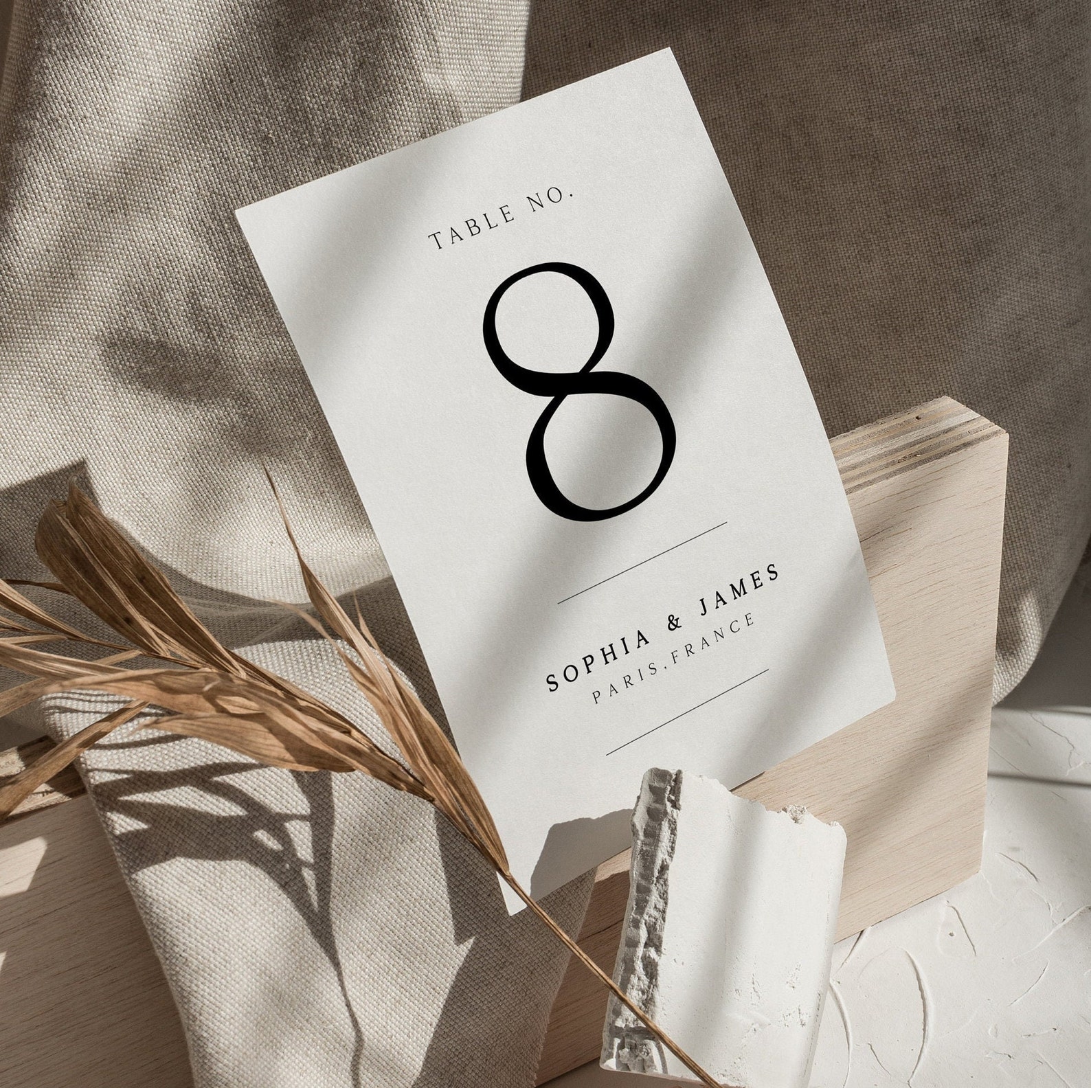 CLASSIC Minimalist Table Numbers,wedding Table Numbers,modern Wedding ...