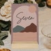 Desert Boho Printable Table Numbers in Mauve, Minimalist Wedding Table ...