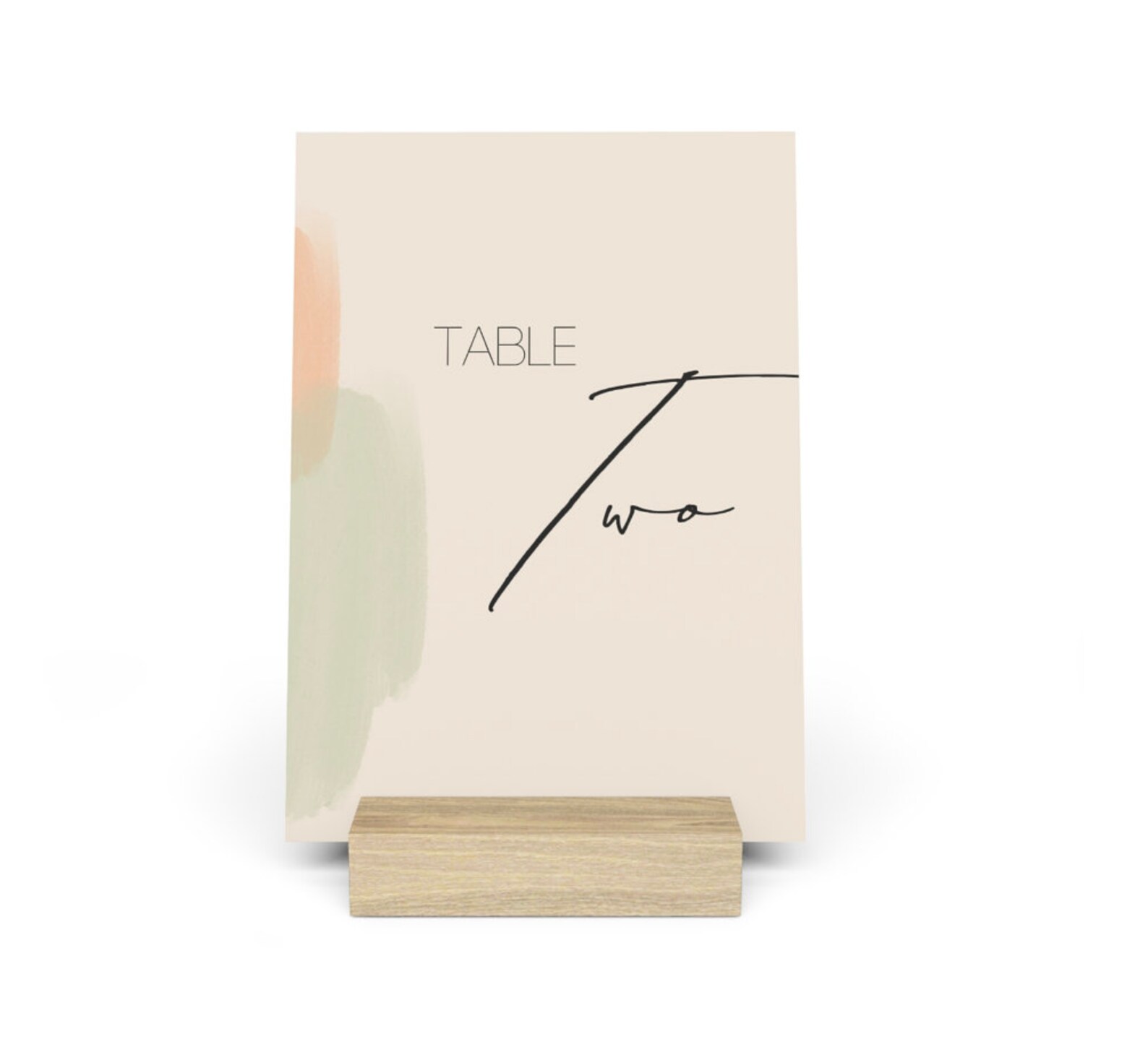 Neutral Minimalist Printable Table Numbers, Boho Wedding Decor, Elegant ...