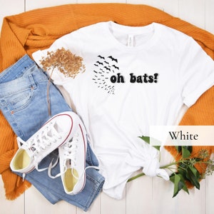 Oh Bats! Cute Halloween Shirt, Funny Halloween Tshirt, Fall Shirt, Bat ...