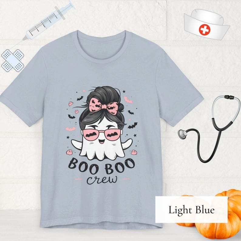 Halloween Pediatric Nurse Shirt Nurse Gift Boo Boo Crew Shirt Pediatric ...