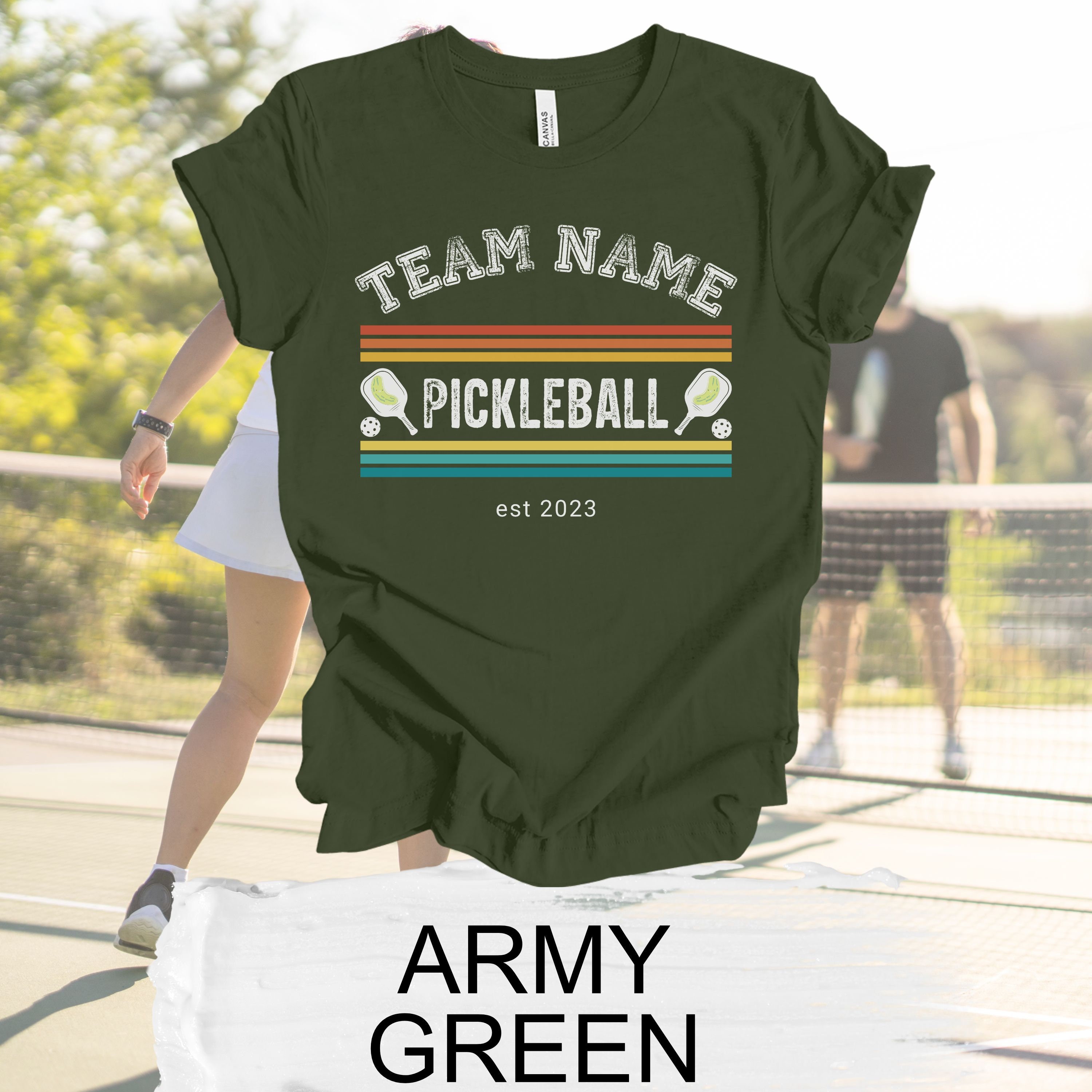 Personalized Pickleball Team T-shirt | Custom Pickleball Shirts ...